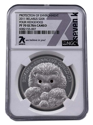 2011 Belarus Four Hedgehogs NGC PF70 Silver Coin | eBay