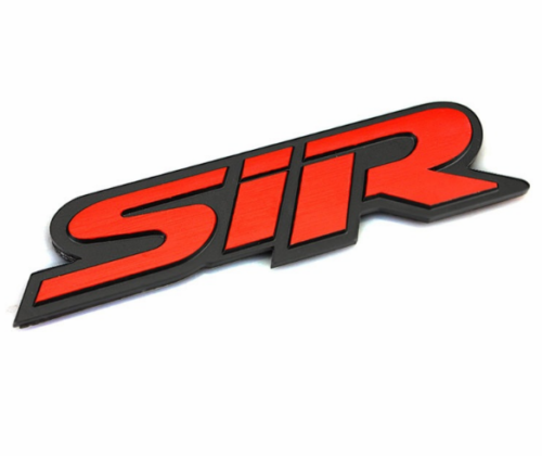 NEW JDM Metal 3D Red SiR Trunk BADGE Rear Fender Emblem Decal Stickers ...
