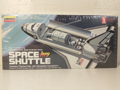 Lindberg NASA Space Shuttle Snap Fit 1:200 Model Kit # 72566 | eBay