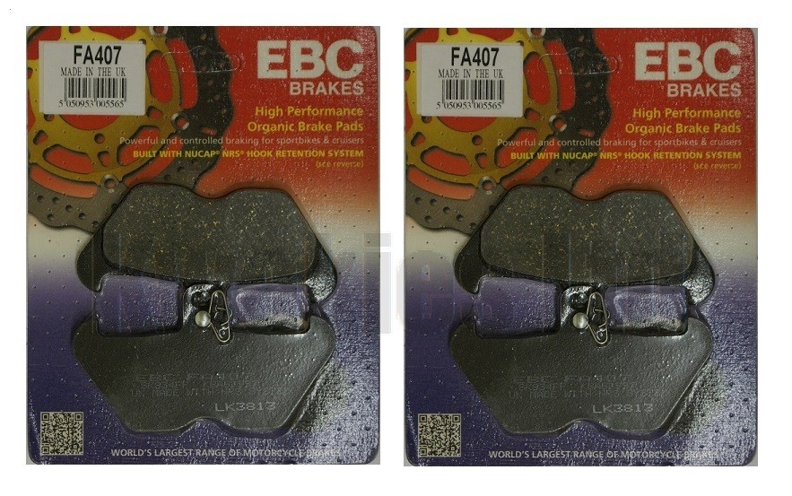 Fits: BMW K1200LT K1200 (K589) 1999-2000 Set of EBC Front Brake Pads ...