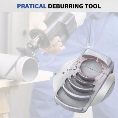PVC Pipe Deburring Tool 6 Pipe Sizes From 1.25'' To 4'' for ...