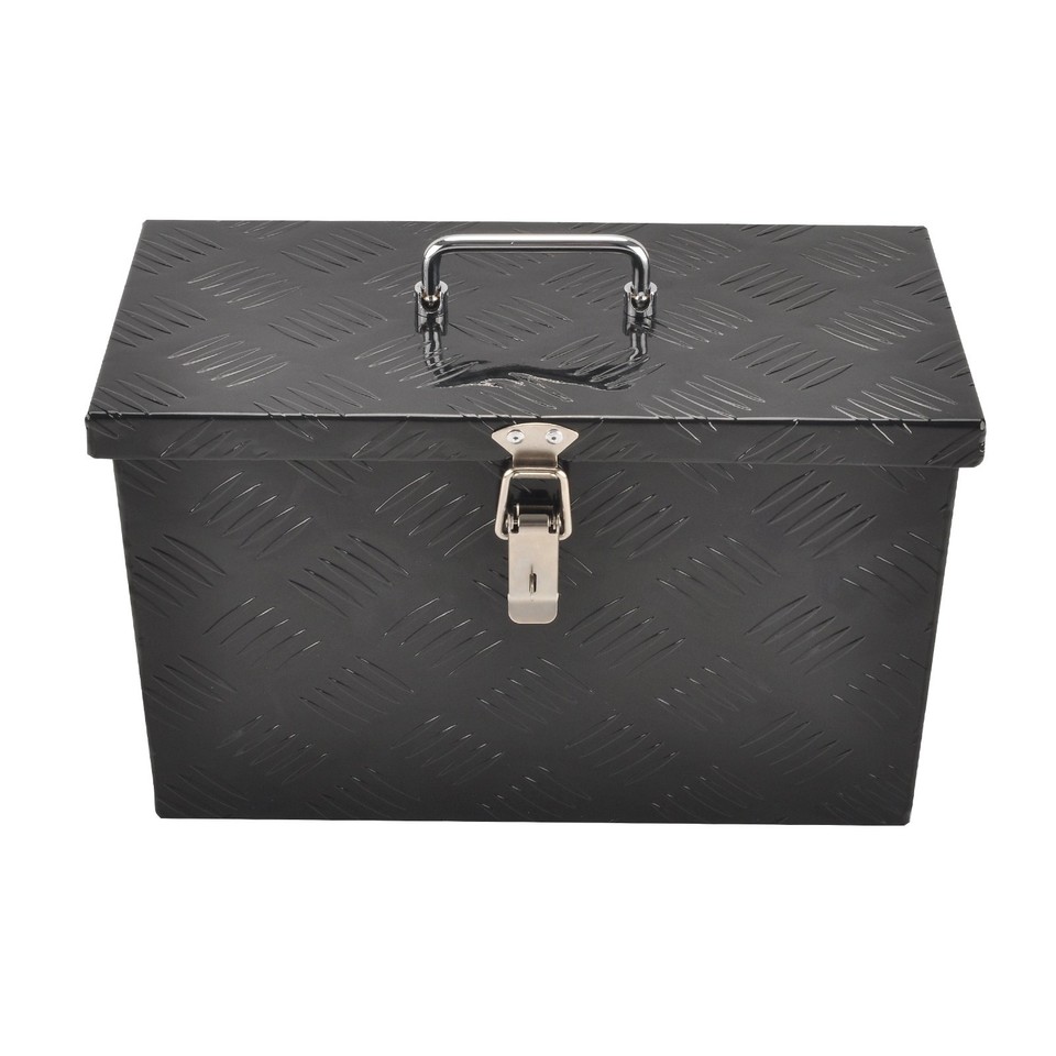 Aluminum 16"X7.5"X10" Small Tool Box Car Trailer Truck Tool Box Storage ...