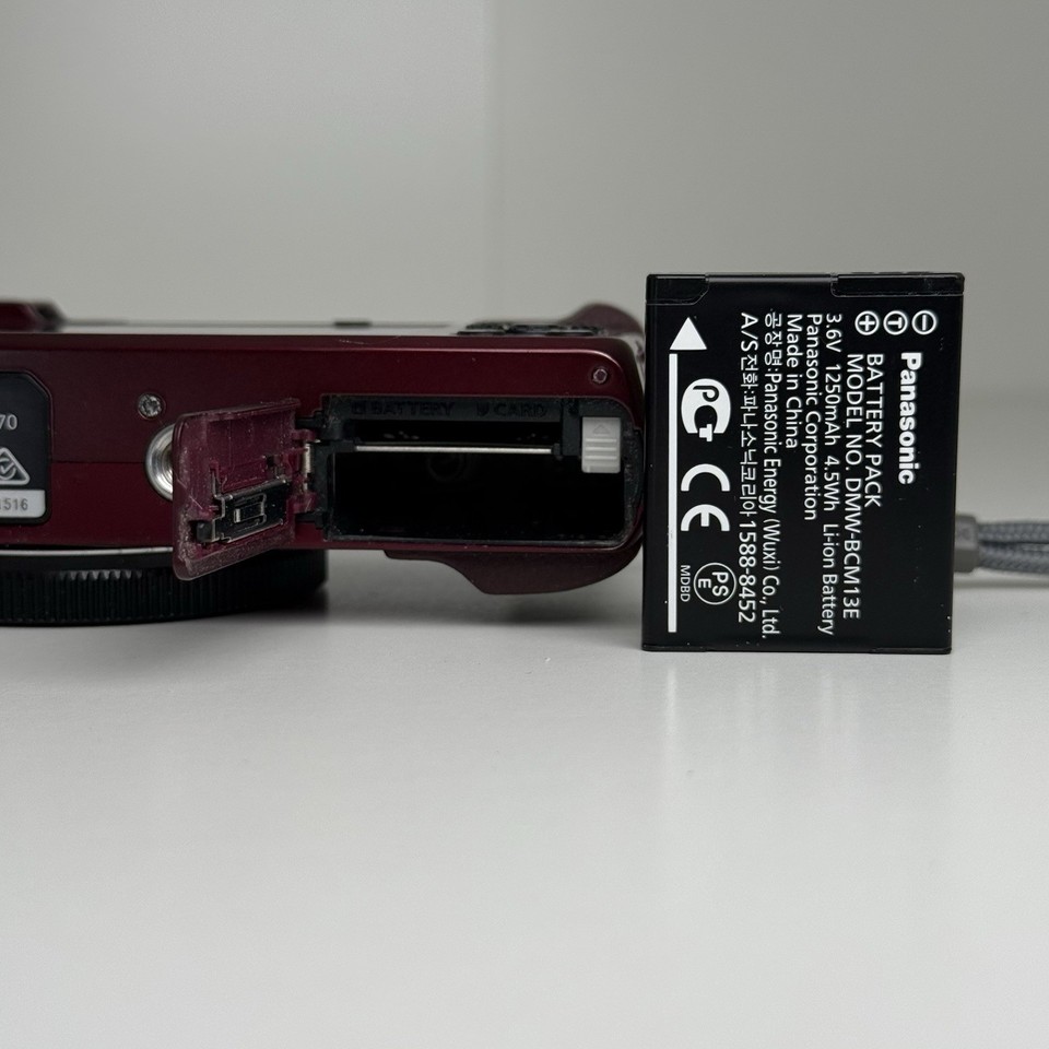 Panasonic Lumix DMC-TZ70 Red Maroon Compact Digital Camera TESTED ...
