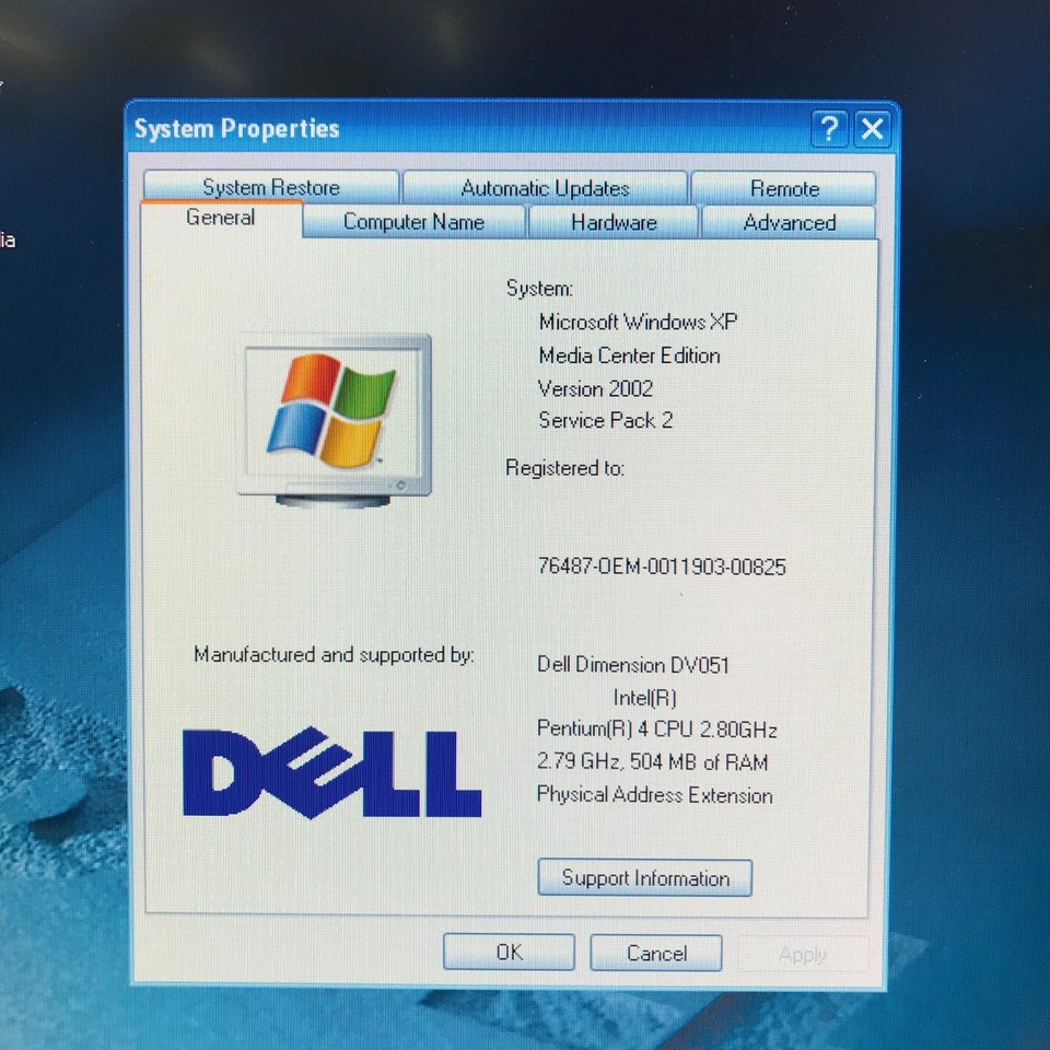 Dell Dimension E310 PC Retro Gaming Pentium 4 2.80GHz 512MB RAM ...