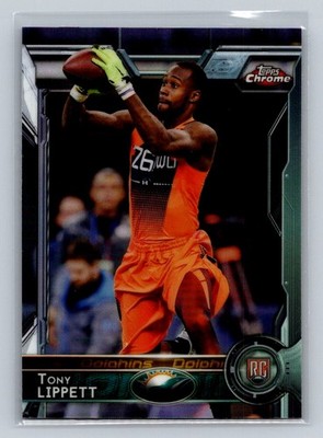 2015 Topps Chrome #166 Tony Lippett RC Miami Dolphins | eBay