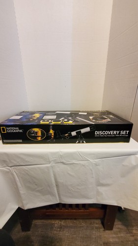 NEW National Geographic 40 mm Tabletop Telescope/900x Microscope ...