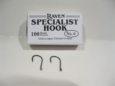 Raven Specialist Hooks # 6, 100 ct Box | eBay