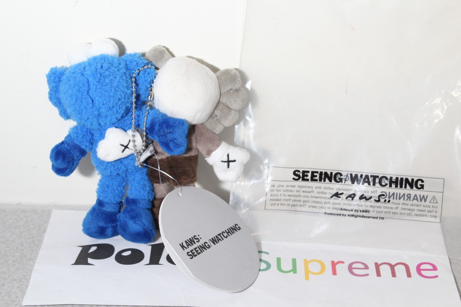 KAWS Seeing Watching Keychain 5.5" KAWSONE Limited Figure Toy COMPANION ...