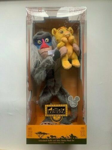 D23 Expo 2019 The Lion King 25 Years Anniversary RAFIKI & SIMBA Set LE ...