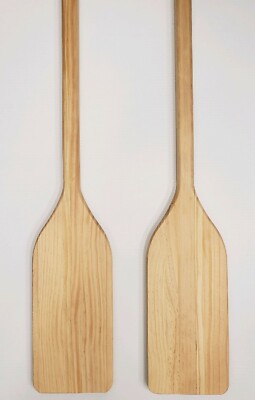 NEW 2 Economy Wood Boat Canoe Paddles Set of 2 Ready to Use! CHOOSE ...