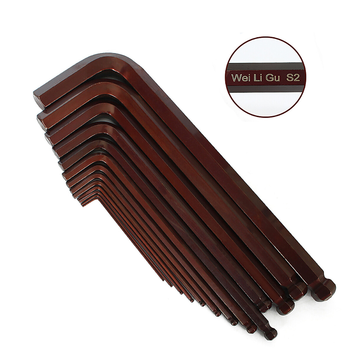 BALL END Allen Key Hex Key Ballpoint Ball Head Allen Key Extra Long 0 ...