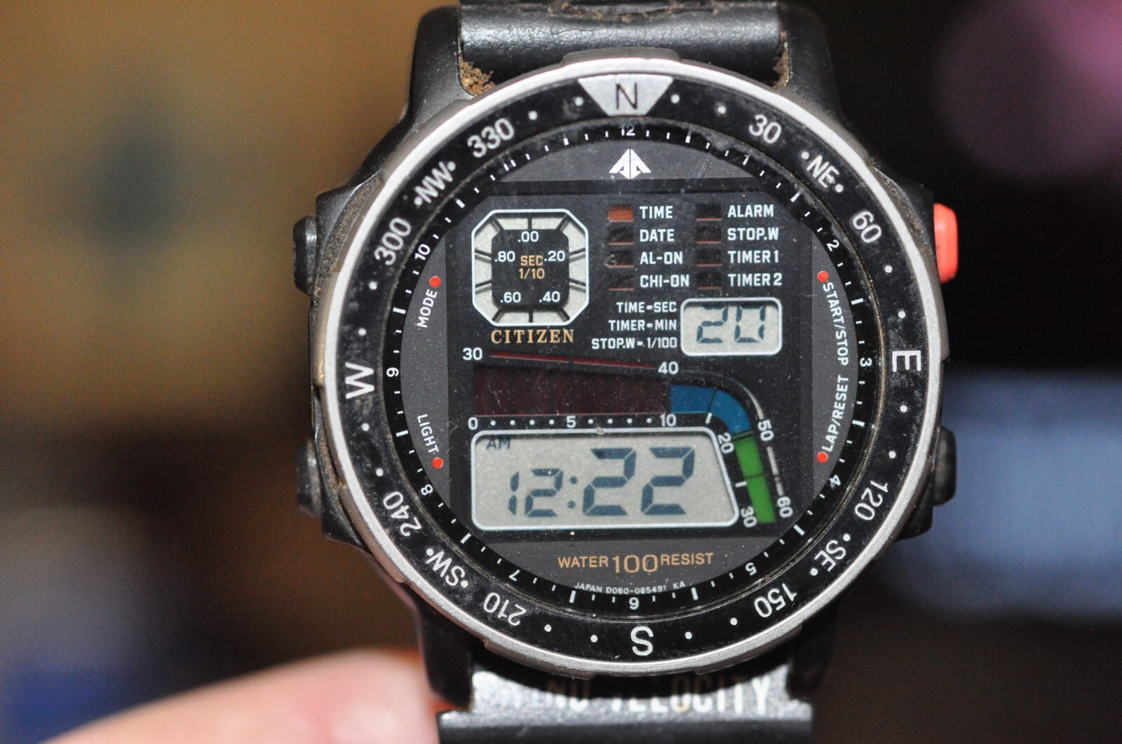 Vintage Original Citizen Windsurfer D060 42-8035 Watch Working | eBay