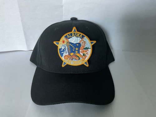Alaska State Troopers Collectable Hat patch Sewn on Black Ball Cap | eBay