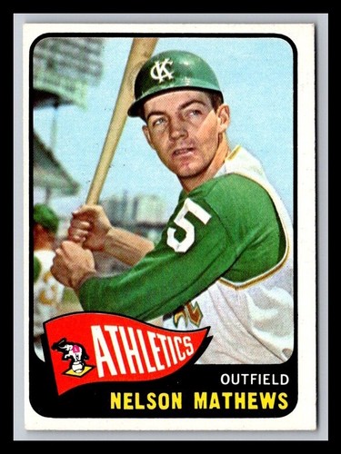1965 Topps #87 Nelson Mathews EX or Better | eBay