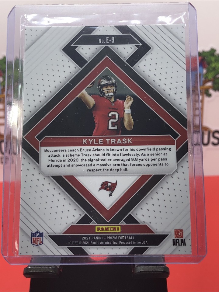Kyle Trask Emergent Rookie RC #E-9 2021 Panini Prizm Tampa Bay ...