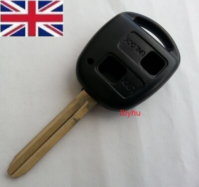 Fits Toyota Yaris Corolla Celica 2 Button TOY43 Remote Key Fob Case ...