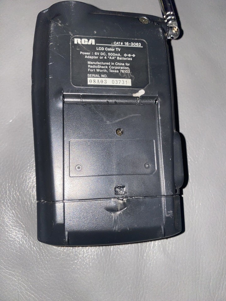 Handheld RCA Portable LCD Color TV 16-3063 Television Vintage | eBay