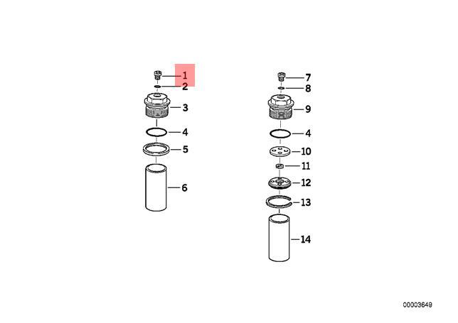 Genuine BMW 114 2471 2472 248 Oil Sump Pan Drain Plug x10 pcs OEM ...