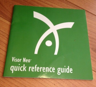 Handspring Visor Neo Quick Reference Guide for Handspring Visor ...