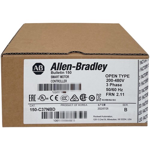 New Allen Bradley 150-C37NBD Smart Motor Controller AB 150-C37NBD ...