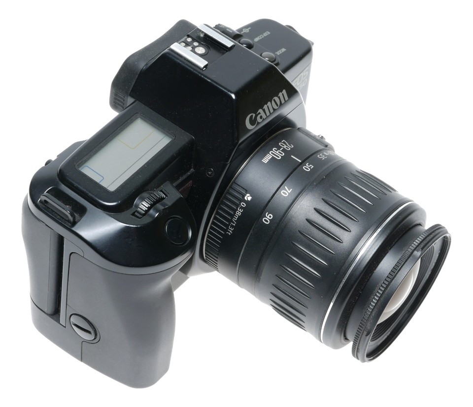 Canon EOS 650 Film Camera QD Back 28-90mm 1:4-5.6 Zoom EF Lens | eBay