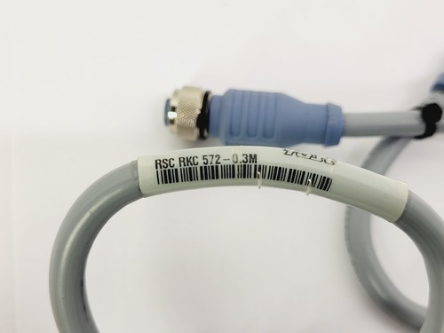 (2) TURCK U0320-02 RSC RKC 572-0.3M Devicenet Cable M12 Femal to M12 ...