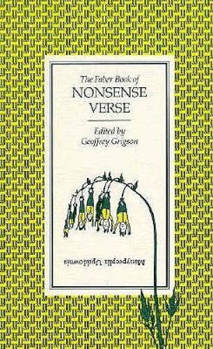 The Faber Book of Nonsense Verse - Paperback By Grigson, Geoffrey ...