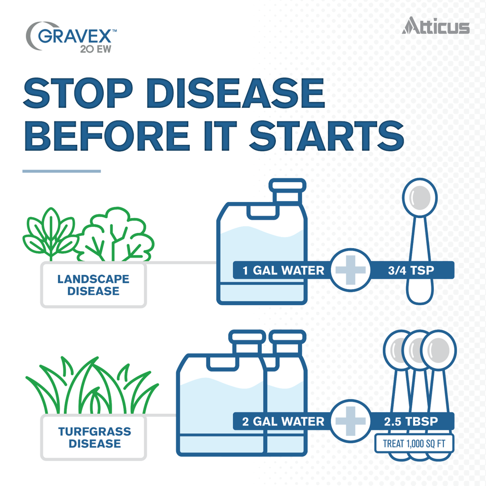 Gravex 20 EW (16 oz) Fungicide (Compare to Eagle 20EW) - Fungus Control for Lawn | eBay