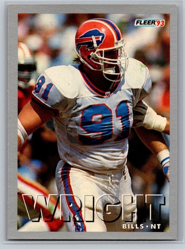 1993 Fleer Football #144 Jeff Wright Buffalo Bills | eBay