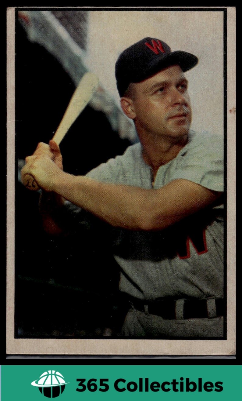 1953 Bowman Color Ken Wood #109 Baseball Washington Senators | eBay