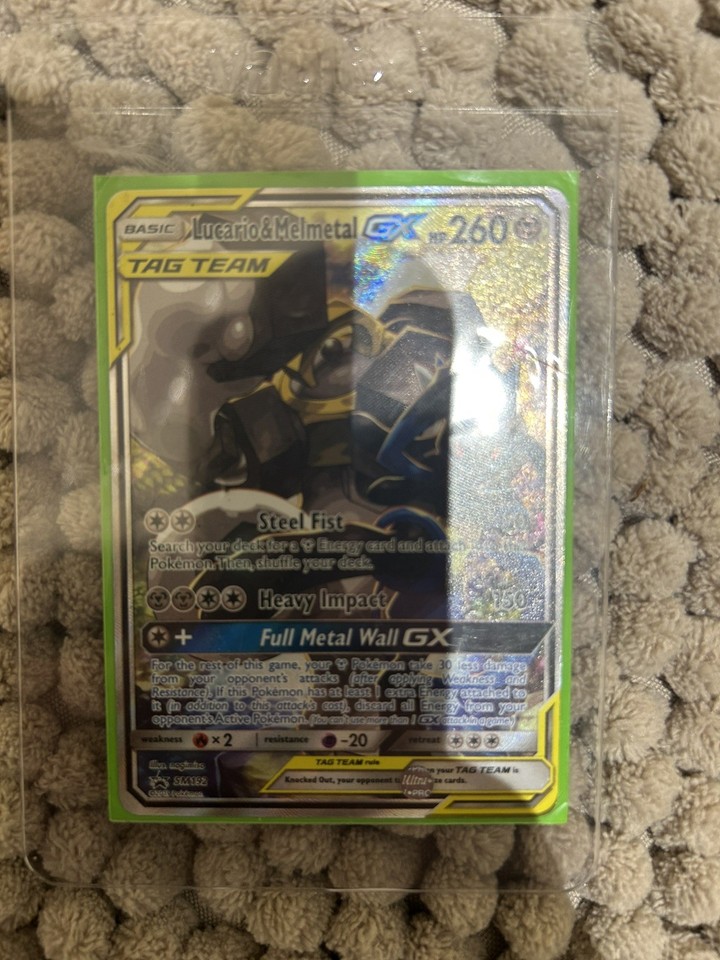 Pokémon Lucario Melmetal GX SM192 Tag Team LP | eBay UK