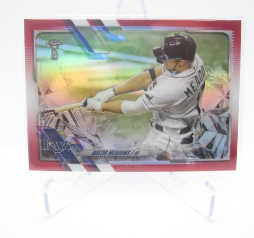 2021 Topps Chrome Ben Baller Austin Meadows Refractor #45 Baseball Card ...