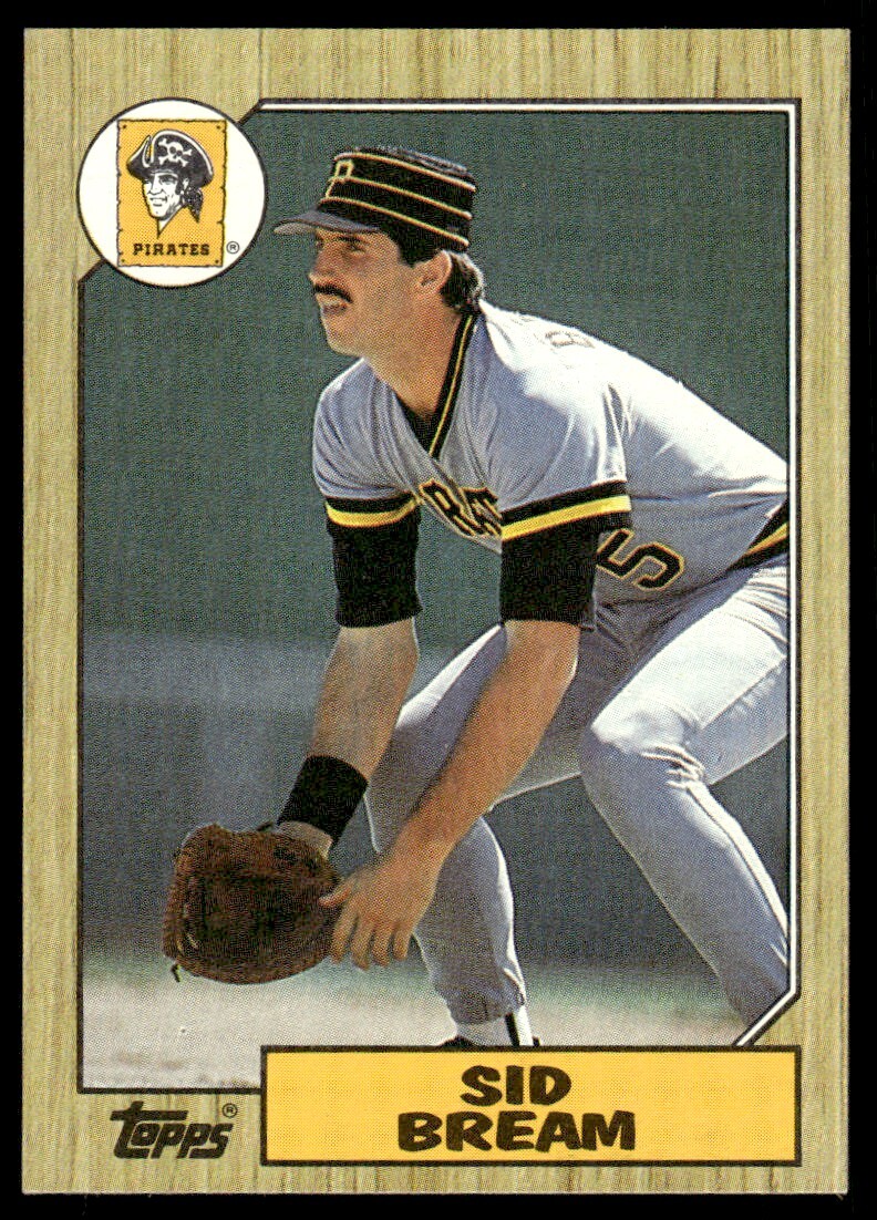 1987 Topps Sid Bream Pittsburgh Pirates #35 | eBay