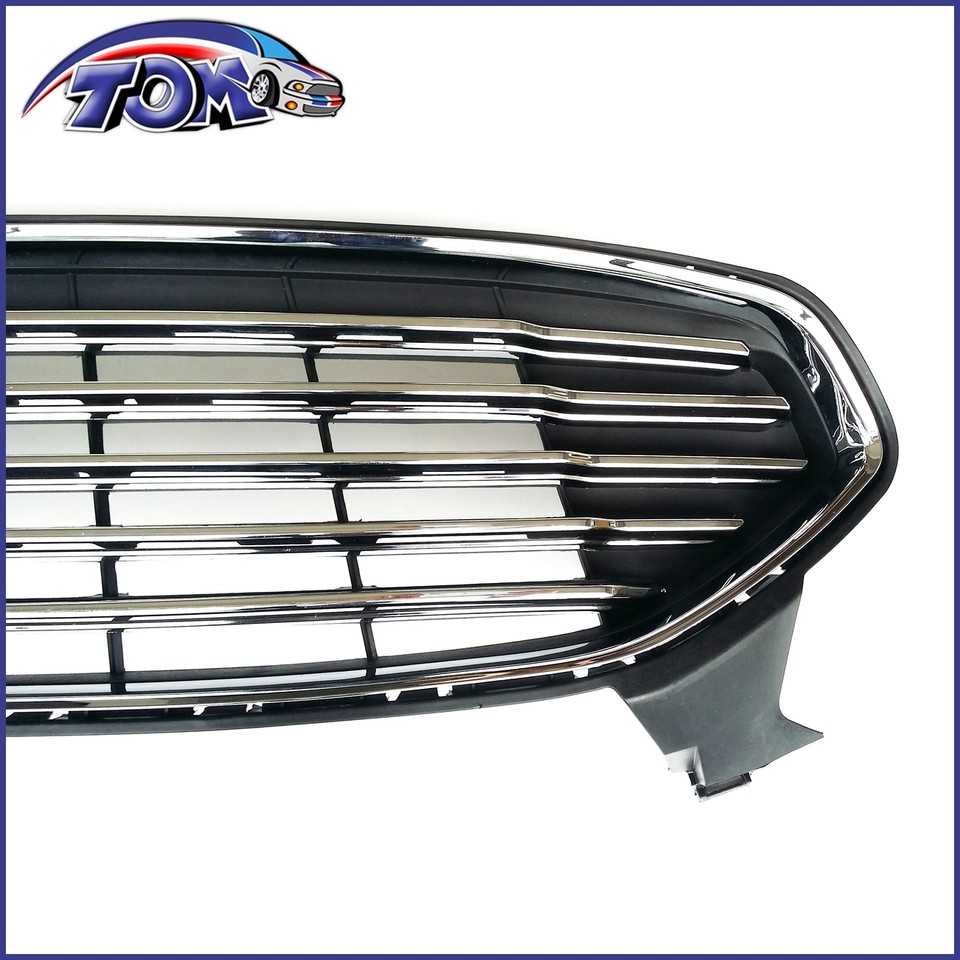 New Front Bumper Upper Grille Assembly Fits Ford Fusion 2013-2016 ...