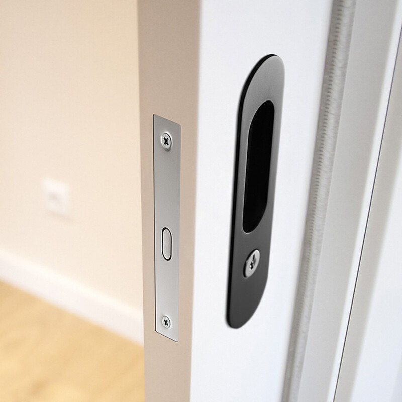 HOT Recessed Hidden Sliding Door Locks European Mortise Door Hook Lock ...