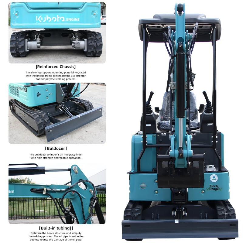 FREE SHIPPING 4,000 lbs Mini Excavator KUBOTA Diesel US Spot Goods Self ...