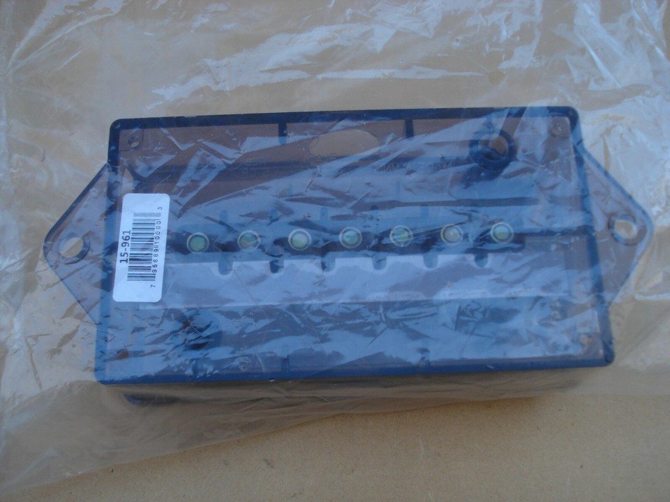 NEW Phillips Industries Clear VU 15-961 Gray 7-Pole Junction Box Sealed ...