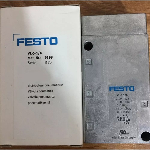 New Festo VL-5-1/4 9199 Pneumatic Valve | eBay