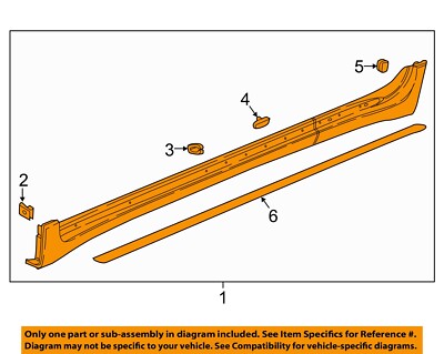 GM OEM 18-23 Traverse Exterior Trim-Rocker Molding 84373916 | eBay
