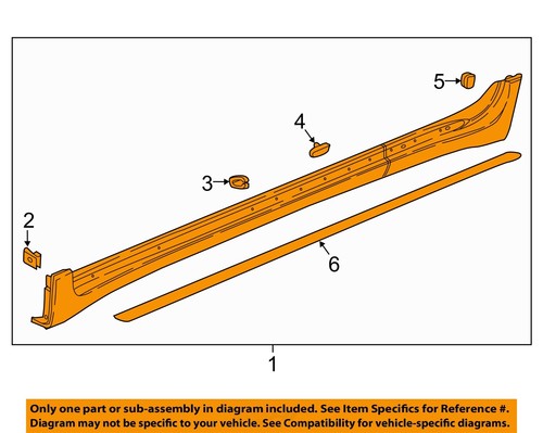 Chevrolet GM OEM 2018 Traverse Exterior-Rocker Molding Right 84373916 ...