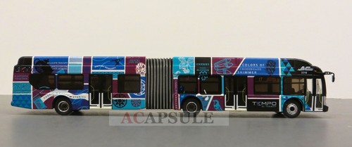 AC Transit Tempo BRT Line 1T 1/87 Scale New Flyer Xcelsior XN60 Arti ...