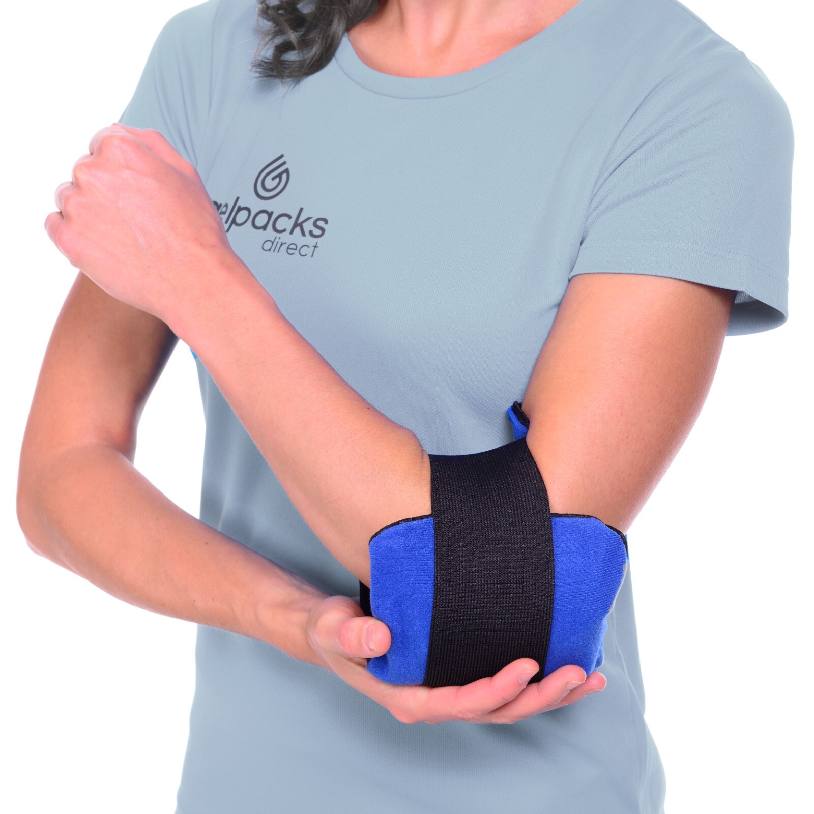 Elbow Ice Pack and Wrap for Tennis Elbow Pain Relief - Hot Cold Gel ...