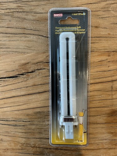 Bayco SL-103 13 Watt 120 Volt AC Super Bright 7000k Color Fluorescent ...