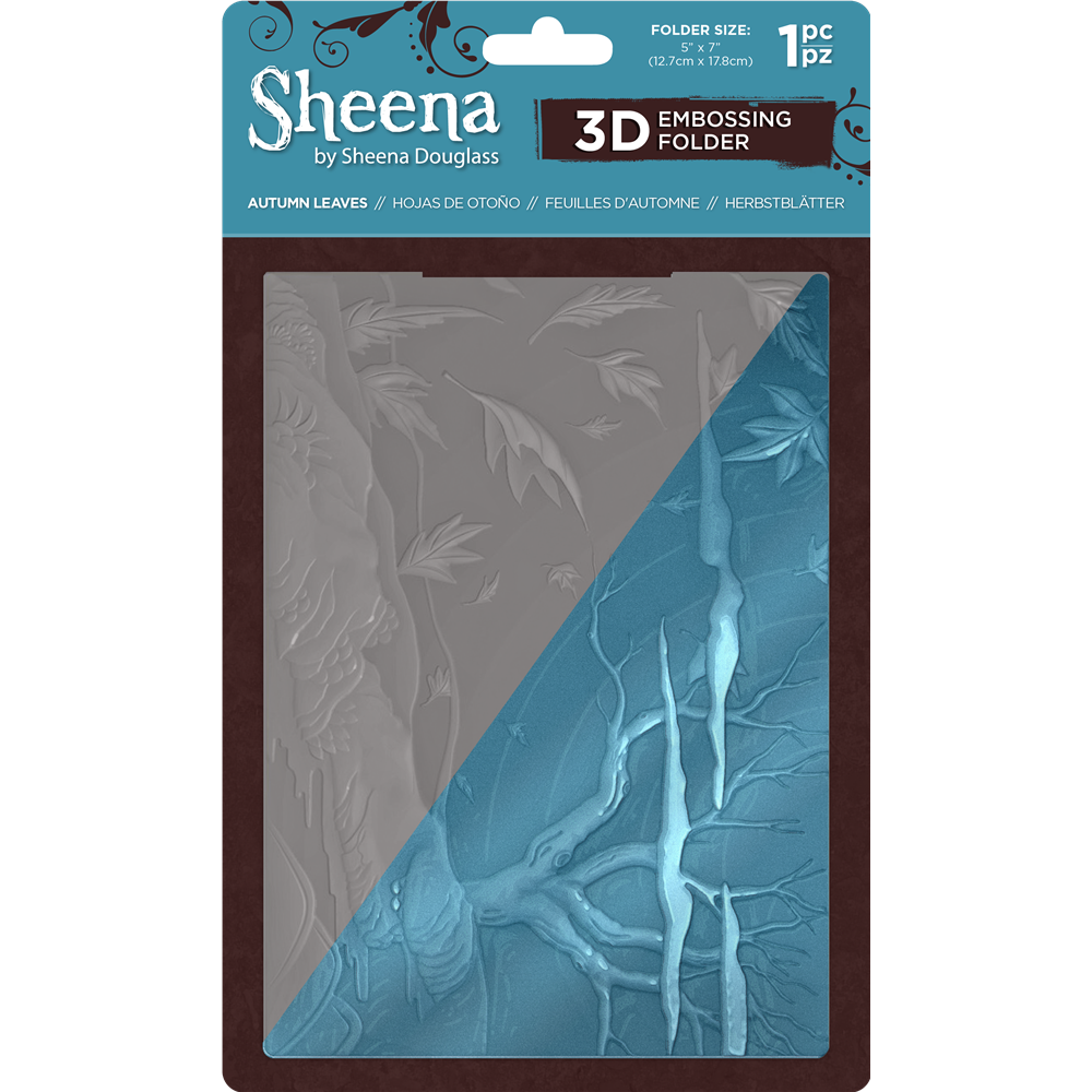 CRAFTERS COMPANION SHEENA 3D EMBOSSING FOLDER ROSE LILY WISTERIA ...