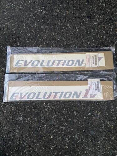 MITSUBISHI MR322395 LANCER EVO4 CN9A Decal EVOLUTION Silver Gray 2 Pcs ...