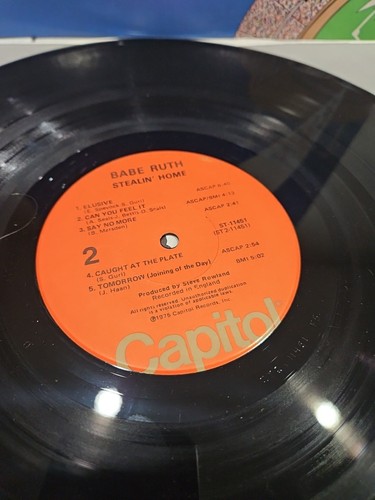 Babe Ruth - Stealin' Home LP 1975 Capitol Records ST-11451 🇺🇸 SHIPPED | eBay
