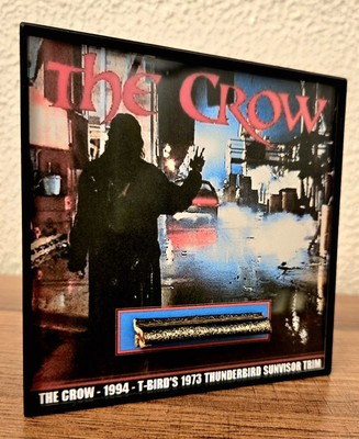 The Crow 1994 Thunderbird Framed Display Movie Prop Visor Trim Brandon ...