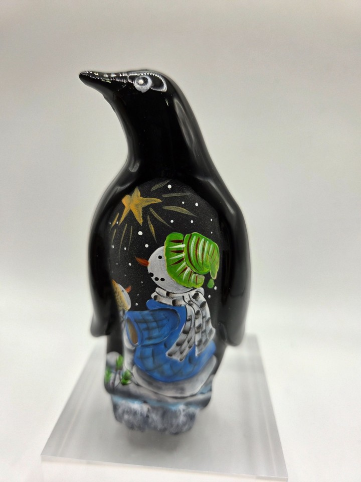 FENTON "STARBRIGHT CHRISTMAS" PENGUIN GIFT SHOP EXCLUSIVE #38/41 M ...