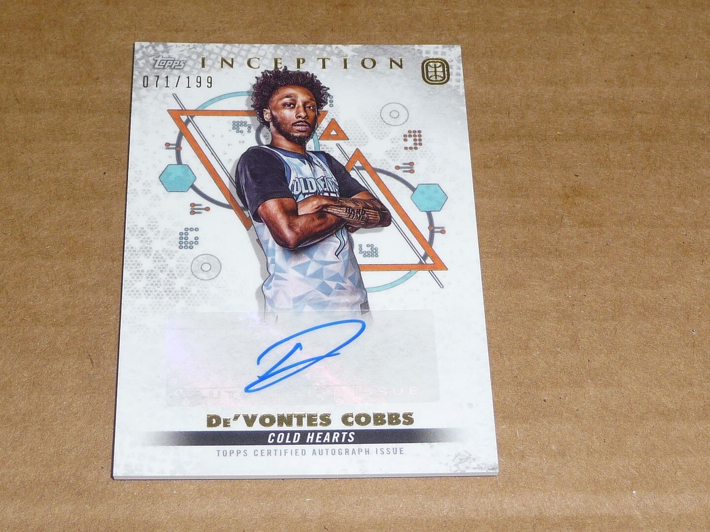 2022/23 Topps Inception OTE DE'VONTES COBBS AUTOGRAPH/AUTO /199 K1326 ...