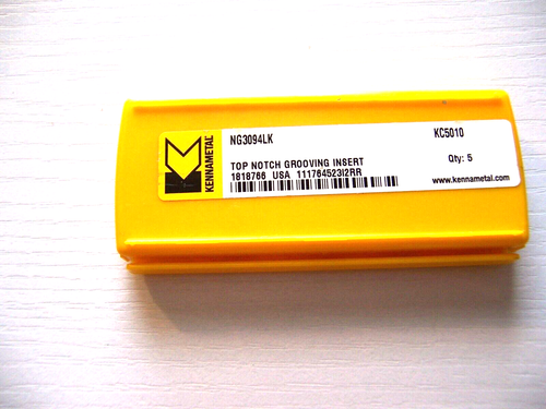 New 5 Pcs - NG3094LK KC5010 Coated Top Notch Inserts Kennametal | eBay